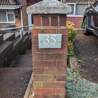 Traditional House Number Signs & Address Plaques in Sage Green - Etsy