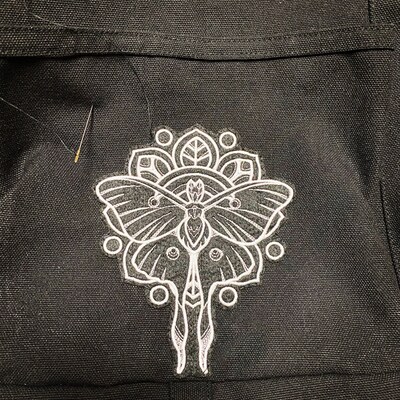 Moth Patch Mystique Patch Luna Moth Patch Iron on Patch Motch Back ...