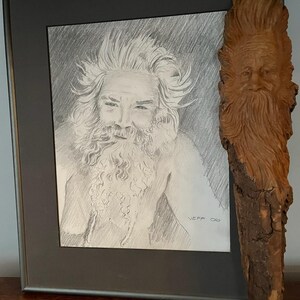 Home Decor Cottonwood Bark Woodcarving Greenman Wall Hanging Gift - Etsy