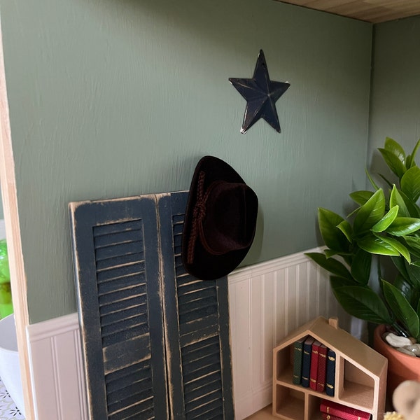 1:12, Miniature Dollhouse Shabby Chic Shutters, Miniature Farmhouse ...