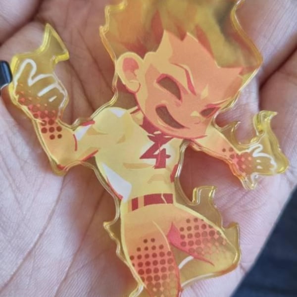 Four Superhero Keychains - Etsy
