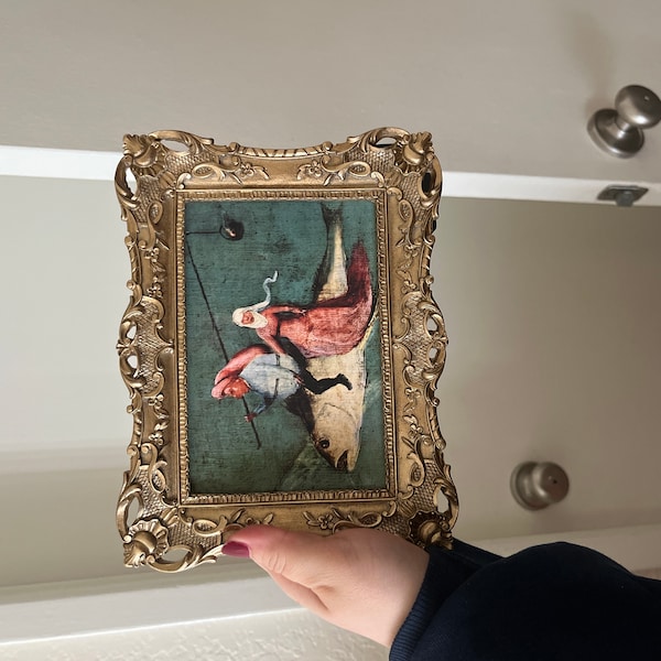 Weird Renaissance Art, Unframed Art Print, Detail From the Temptation ...