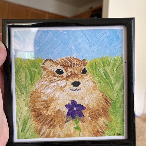 Red Winged Blackbird Bird Art Fat Bird Art Bird Lover Gift for Bird ...