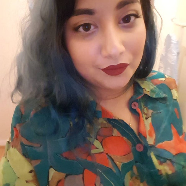 Demon/ Devil Horns Wool Crocheted Beaded Balaclava Winter Hat - Teal - Etsy