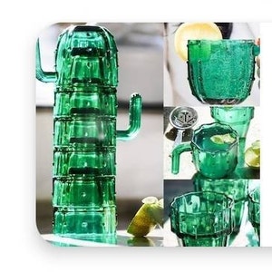 Pineapple Stacking Cocktail Glasses Set of 4 Glassware Whisky Drinking ...