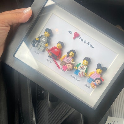 Personalized Mini Me Minifigure Frame. for up to 5 Figures. Final ...