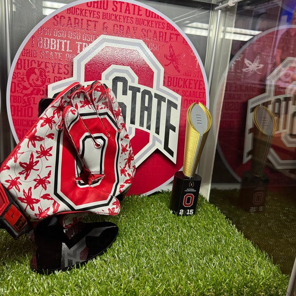 Ohio State Buckeye Shadowbox Frame for Graduation, Memorabilia, OSU ...