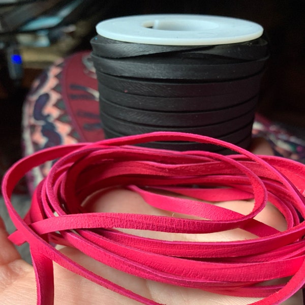 3/16" Deerskin Lace, Deerskin Leather Lace 3, 5, 10, 25, 50 Feet 5mm ...