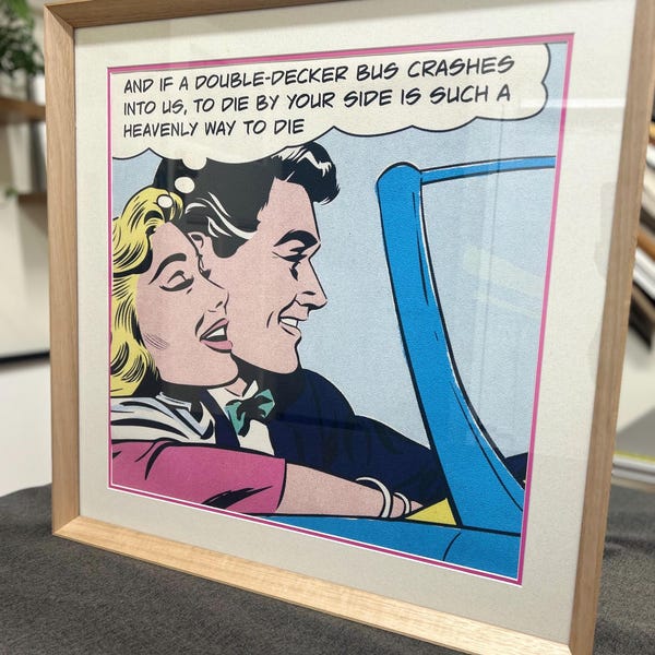 Creep - Comic Book Pop Art Print, Roy Lichtenstein Style, Retro Wall ...