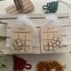 Personalised Christmas Favour Game / Noughts and Crosses / Table ...