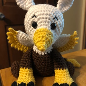 Griffin Crochet Pattern, Crochet Griffin, Amigurumi, Griffin Tutorial ...