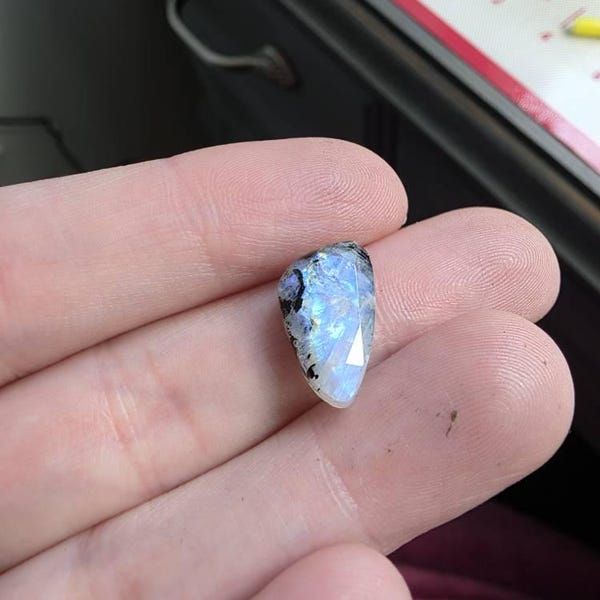 Gorgeous MOP Rose Cut - Multi MOP & Crystal Doubletes- Mother of Pearl ...