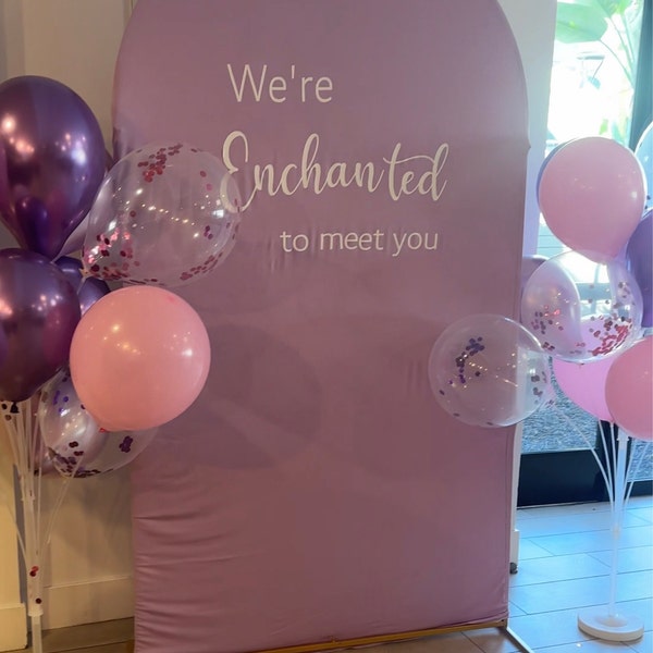 We’re Enchanted to Meet You Decal Iron on or Sticker - Party Custom ...