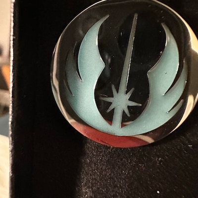 Jedi Necklace, Glow in the Dark Jewelry, Glowing Jedi Pendant ...