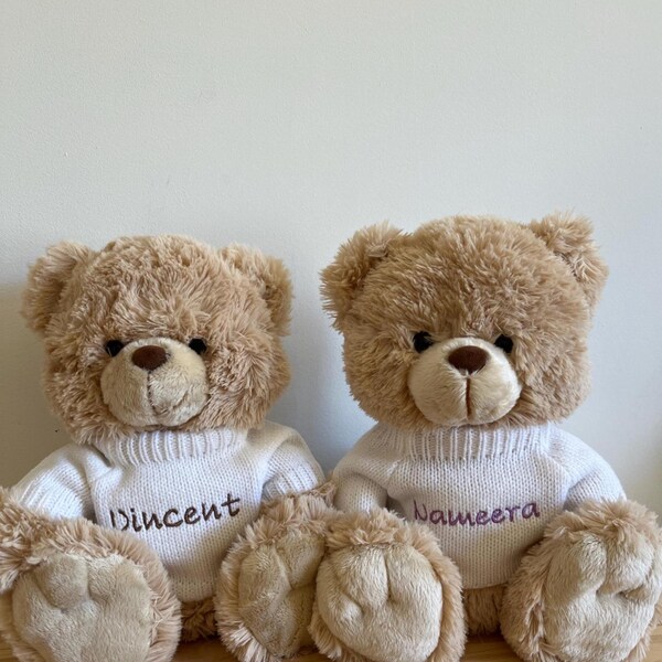 Cute Teddy Bears With a Bow - Soft Teddy Bear - Girlfriend/boyfriend ...