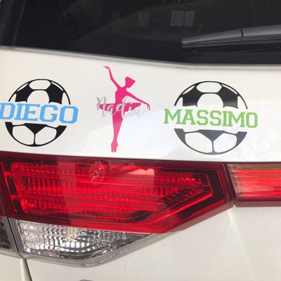 Soccer Decal Personalized Soccer Ball Soccer Sticker Soccer Ball Decal ...