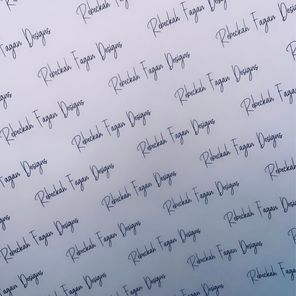 Personalised Vellum Paper, Packing Paper, Branded Packaging Premium ...