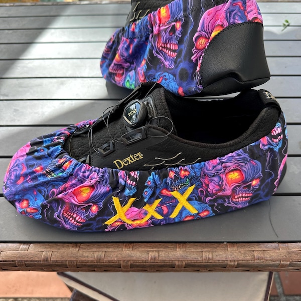 Personalized Bowling Shoe Covers – Custom Name Bowling Gift – Fun ...