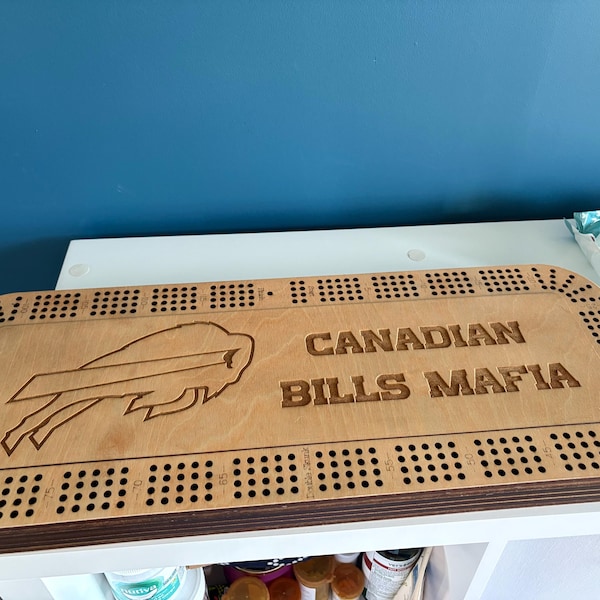 Extra Large Personalized Cribbage Board With Storage & Custom Engraving ...