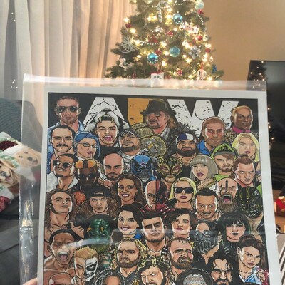 AEW 2019 Roster 11x17 Fine Art Print - Etsy