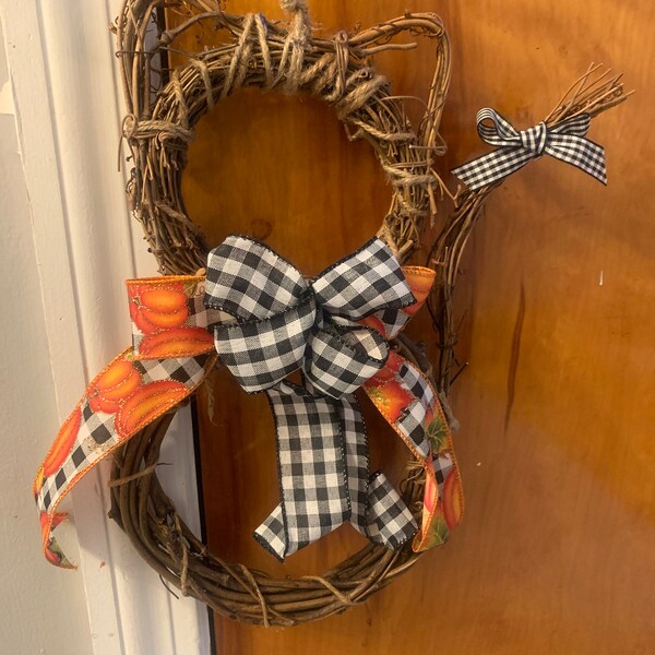 Kitty Wreath, Cat Wreath, Fall Cat Wreath, Feline Wreath, Cat Grapevine ...