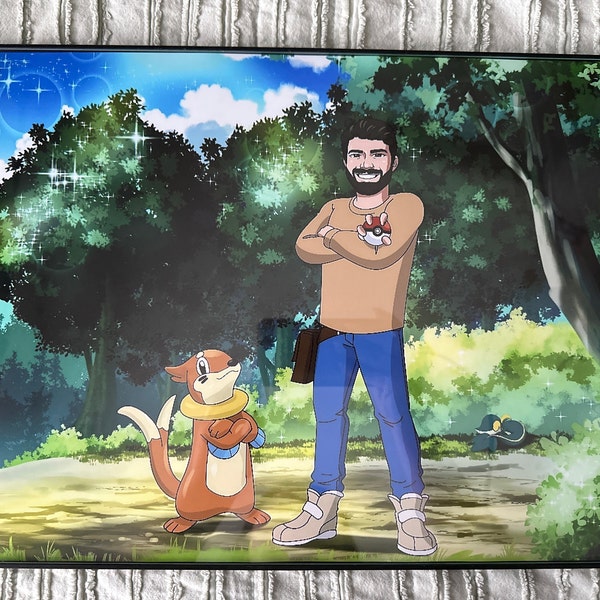 Custom POKEMON Character Portrait From Photo (DIGITAL COPY ...