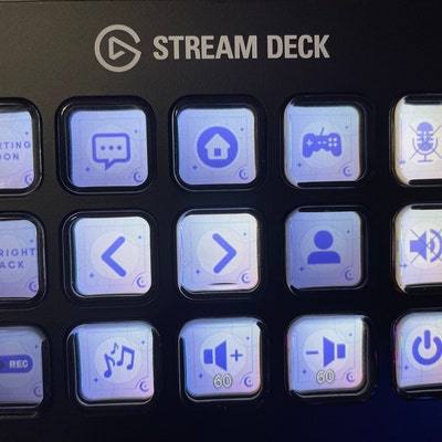 STREAM DECK Iridescent Sky Icons Streamer Twitch Discord Youtube ...