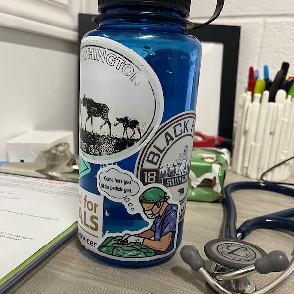 Surgeon Sticker 5-pack,funny Doctor Sticker Pack,surgeon Stickers ...