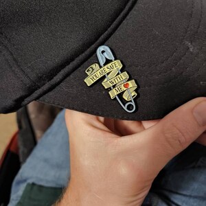 You Are Safe With Me Pin Safe Space Pin LGBTQ Ally Pin Safety Pin Trans ...