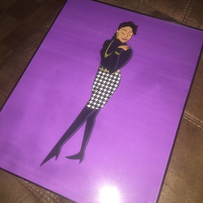 Whitley Gilbert Art Print / A Different World Illustration - Etsy