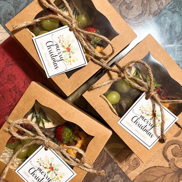 Editable Christmas Gift Tags, Merry Christmas Holiday Tags, Christmas ...