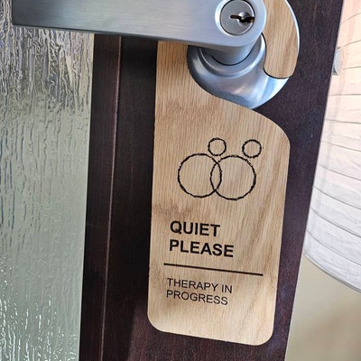 Do Not Disturb Sign, I'm in Here, Work Door Hanger, Door Sign, Office ...