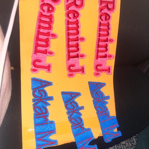 Custom Patches for Jackets Custom Embroidered Large Back Patch or Small ...