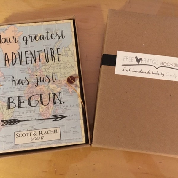 Personalized Adventure Book With Choice of Map and Travel Quote - Etsy