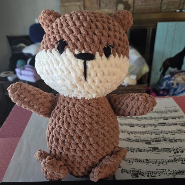 Amigurumi Otter Pattern, Plush Pattern, PDF Pattern, Stuffed Otter Toy ...