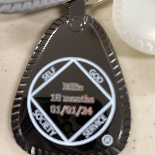 Custom Engraved NA Metal Key Tag - Etsy