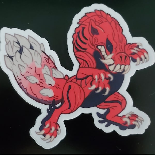 Monster Hunter World Vinyl Stickers - Etsy