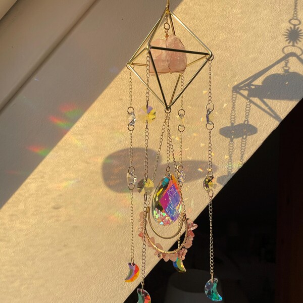 Wall Hangings/ Crystal Wall Hanging/ Wall Art/ Wall Banner/ Butterfly ...