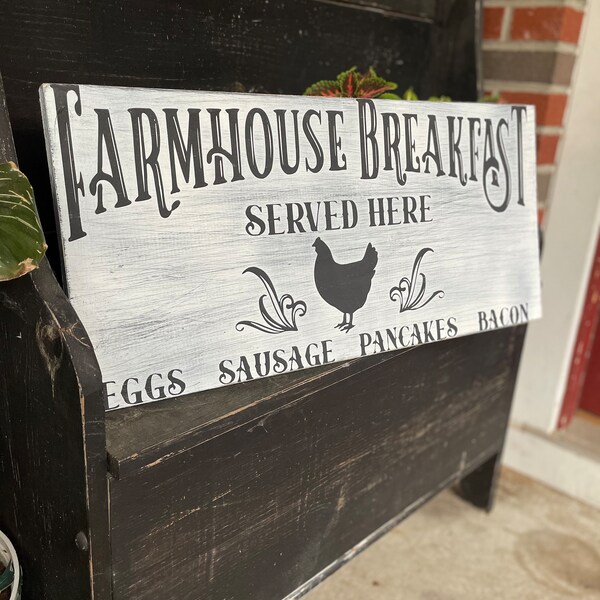 Vintage Farmhouse Breakfast Svg, Farmhouse Svg, Farmhouse Sign Svg ...