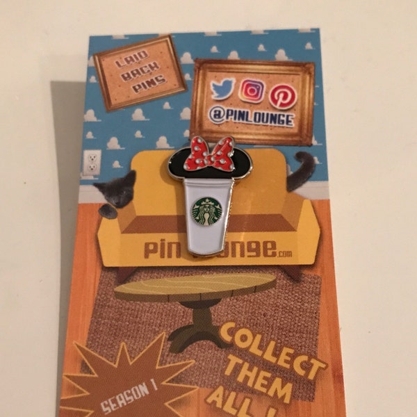 Minnie Castle Coffee Cup Pin | Disney Themed Pins | Minnie Mouse Pins ...