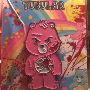 INTENSIVE CARE BEAR Face Enamel Metal Pin Badge - Etsy