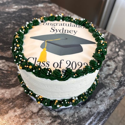 Edible Graduation Cake Topper - Etsy