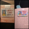 DW Library Card Bookmark Holographic Magnetic Bookmark Book Club ...