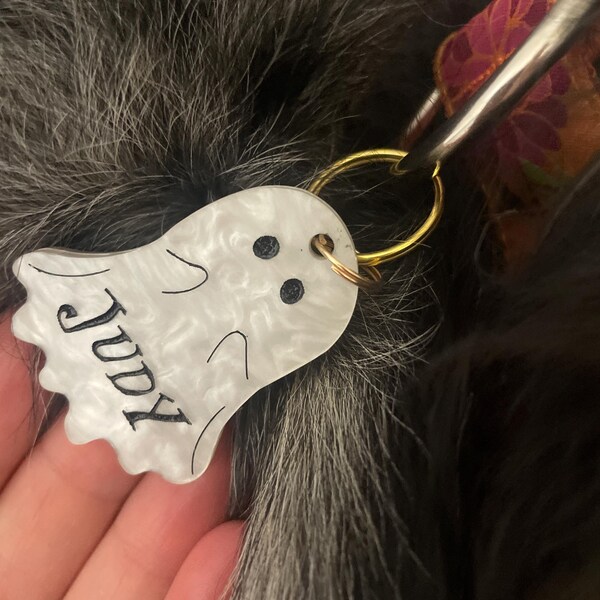 Unique Gothic Pet ID Tags With 'microchipped' Charm, Custom Dog Tag ...