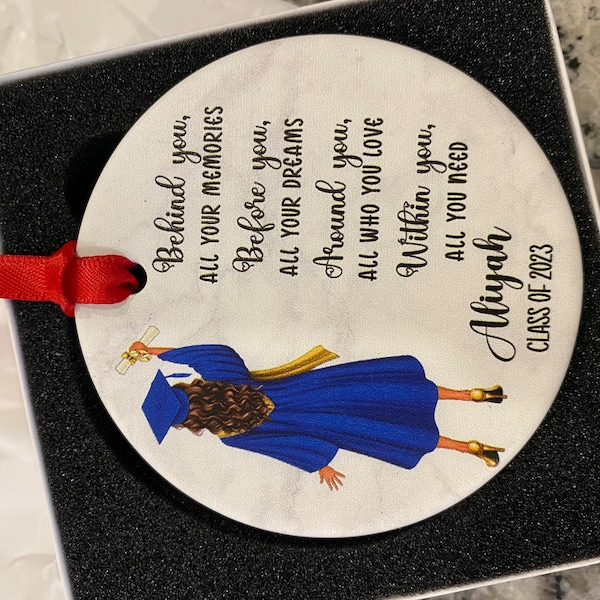 Graduation Gift, Graduation Ornament, Mastered It Ornament, Collage ...