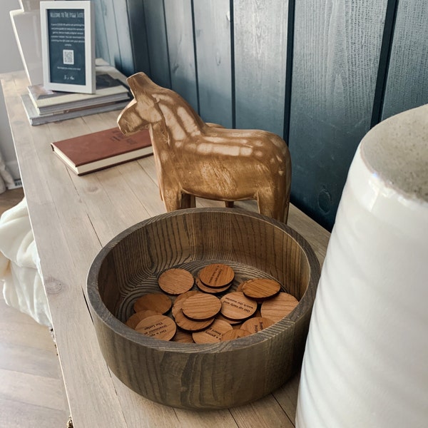 Custom 1.5 Inch Wood Coins - Etsy