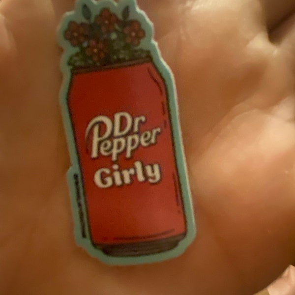 Dr Pepper Girl Sticker,stickers for Hydroflask,laptop Sticker,cute Car ...