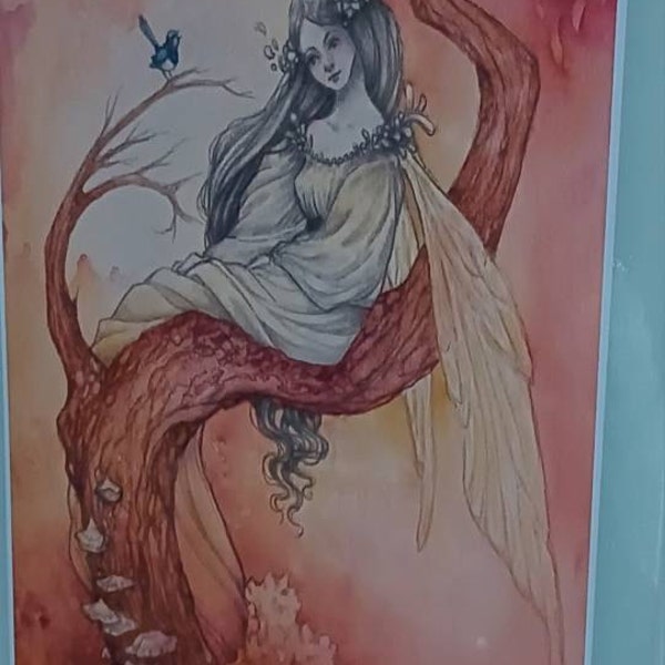 Thetis, Goddess Art Print; Greek Mythology; Hippocamp; Sea Nymph Giclée ...