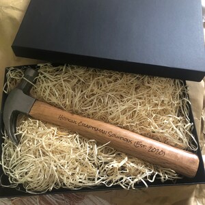 Personalised Custom Hammer Gift Box Design A Truly Unique Present Laser ...