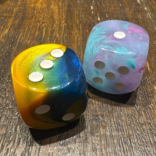 D16 (sixteen Sided) Dice Opaque Die Tabletop Gaming RPG Roleplay CCG ...